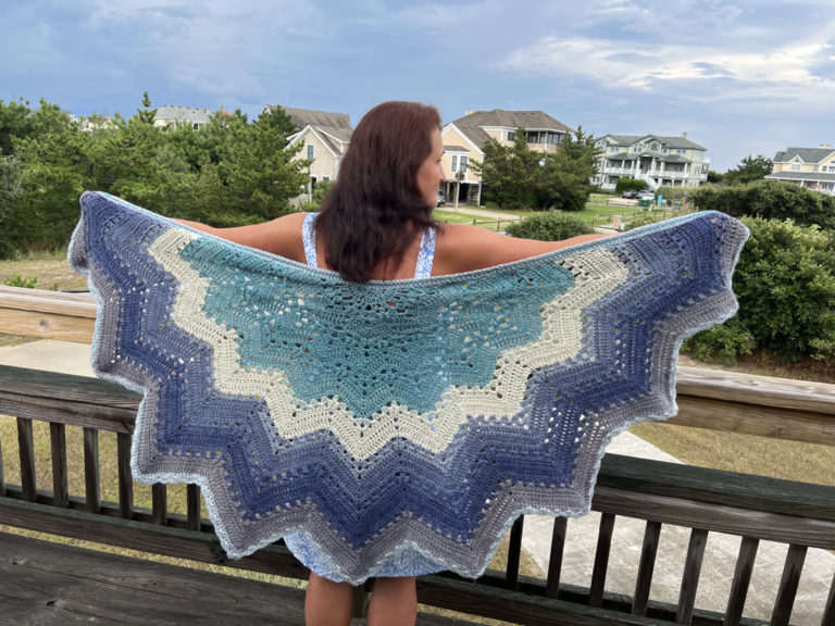 6-Day Superstar Shawl Crochet Pattern by Betty McKnit